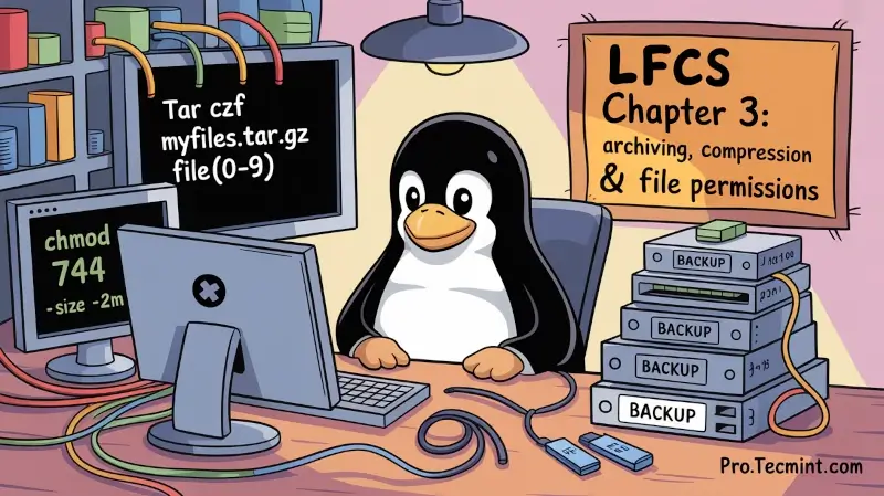 How to Archive, Compress, and Manage File Permission in Linux