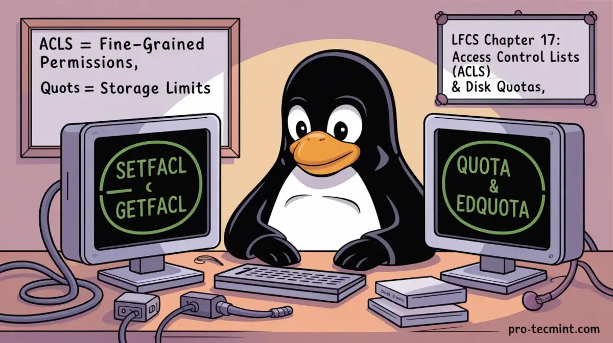 How to Set Up ACLs and Disk Quotas in Linux