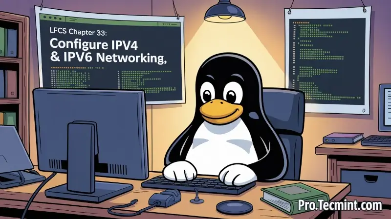 Chapter 33: Configure IPv4 and IPv6 Networking in Linux