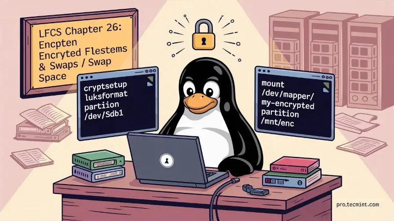 Chapter 26: Encrypt Linux Partitions and Swap with LUKS