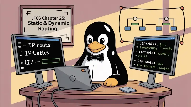 Chapter 25: Configure Static and Dynamic IP Routing on Linux