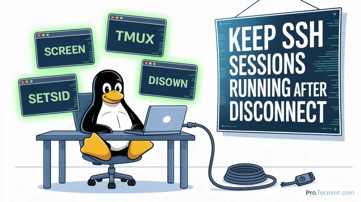 How to Keep SSH Sessions Alive After Logout in Linux