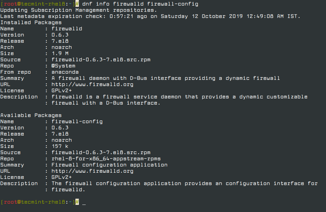 Chapter 12: How to Use Firewalld and IPtables on RHEL