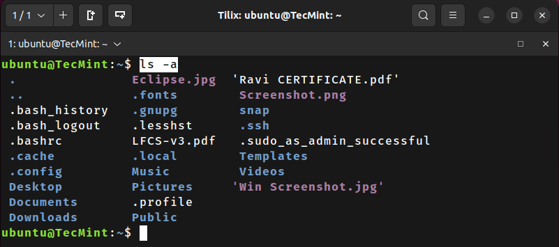 20 Useful ls Command Examples in Linux