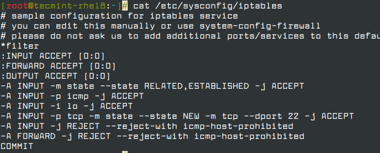 Chapter 12: How to Use Firewalld and IPtables on RHEL