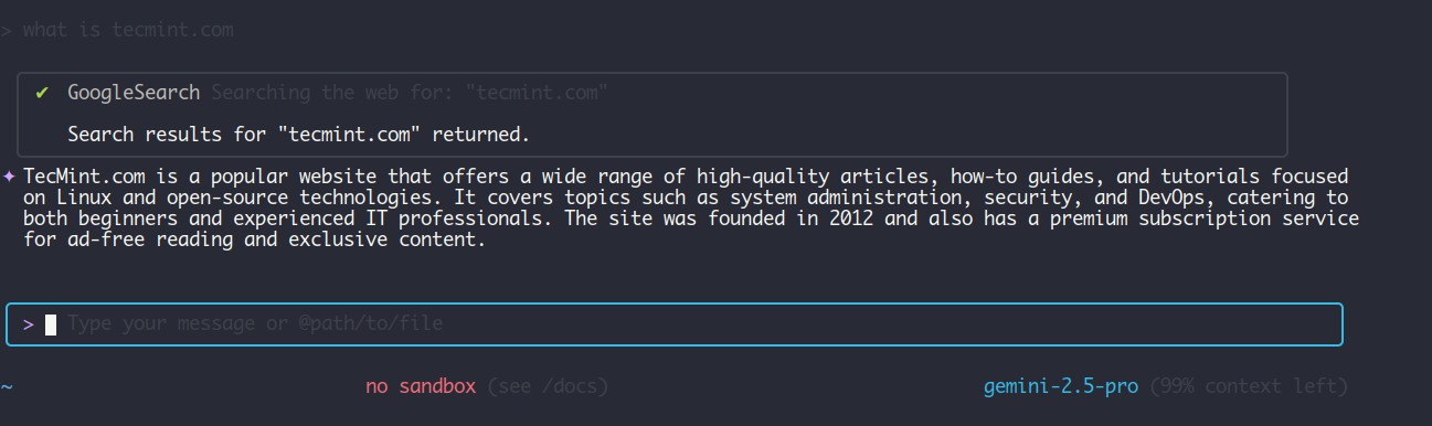 Gemini CLI: AI-Powered Terminal for DevOps and Sysadmins