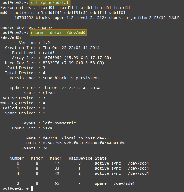 How to Create Software RAID and Backups on Linux